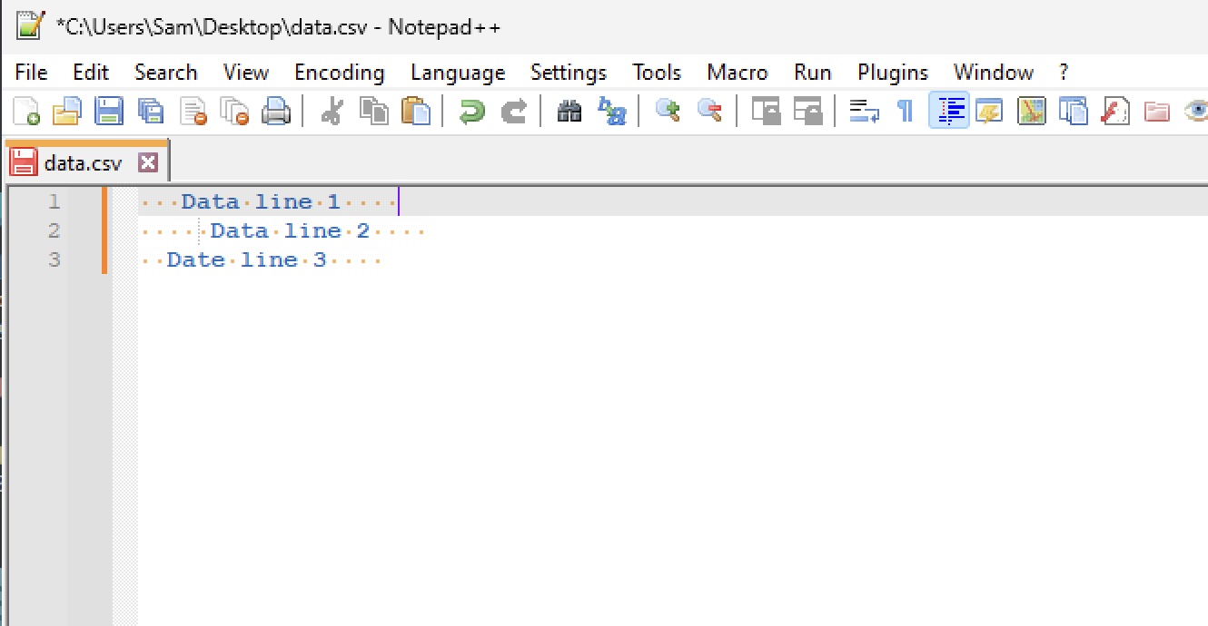 Notepad How To Remove Extra Spaces At The Start And End Of Each Line